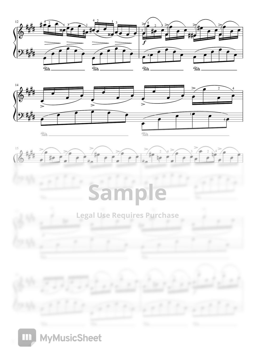 F. Chopin - Fantaisie - Impromptu in C♯ Minor (Chopin Op.66 - (With ...