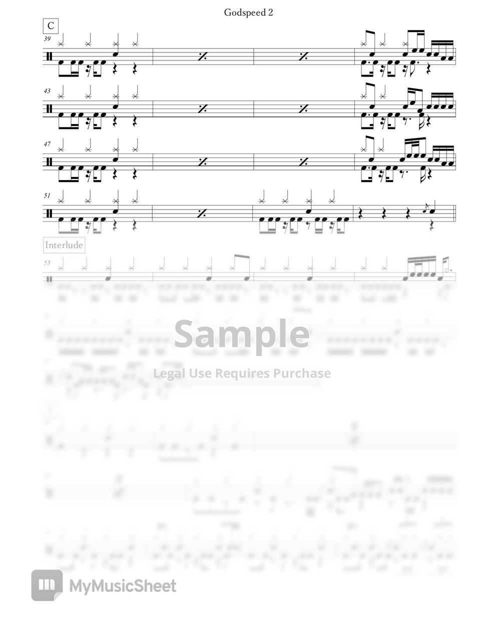 Wage War - Godspeed Sheets by Arkadia Drums