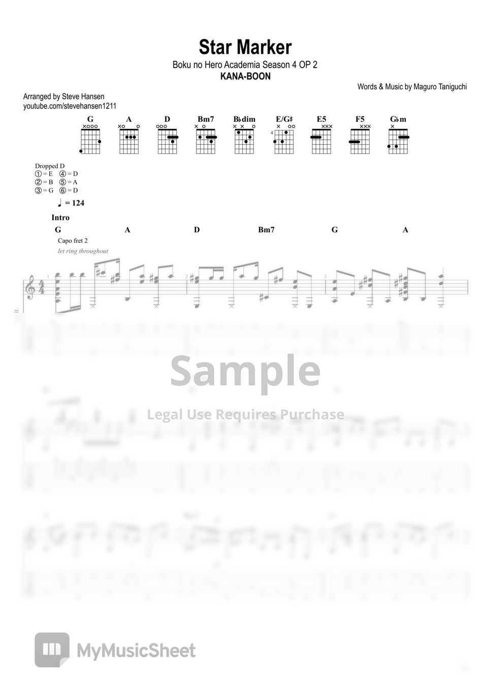 KANA-BOON - Star Marker (From "Boku no Hero Academia Season 4 ...