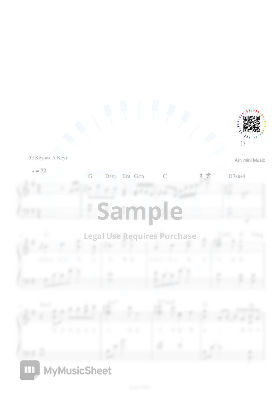 Carol - Christmas & Carol Piano Collection (5 Songs) Hoja by mini Music