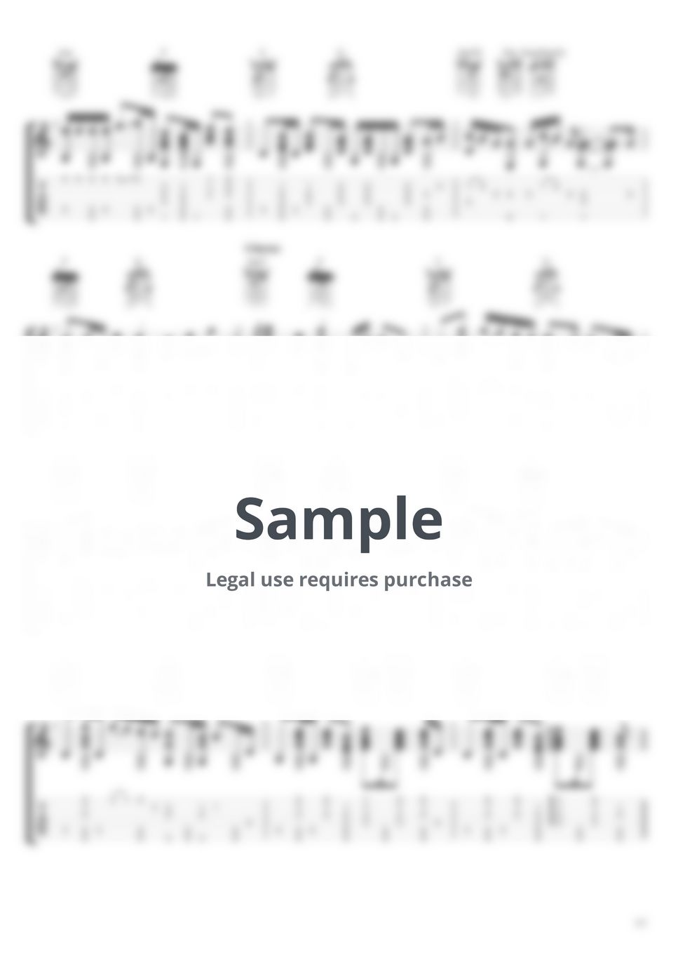 Justin Bieber | Fingerstyle Guitar - Ghost 악보 by Kenneth Acoustic