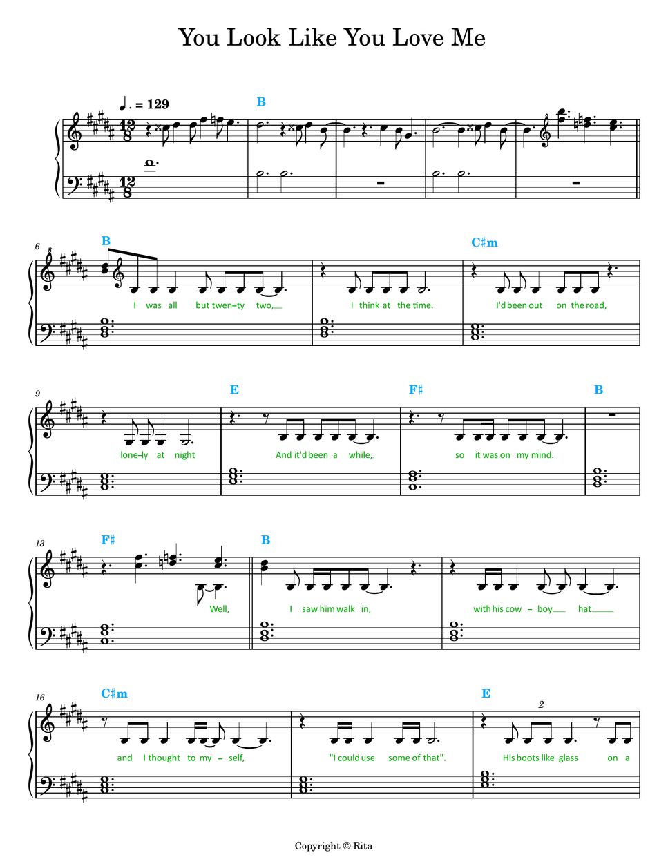 Ella Langley - You Look Like You Love Me featuring Riley Green (With ...