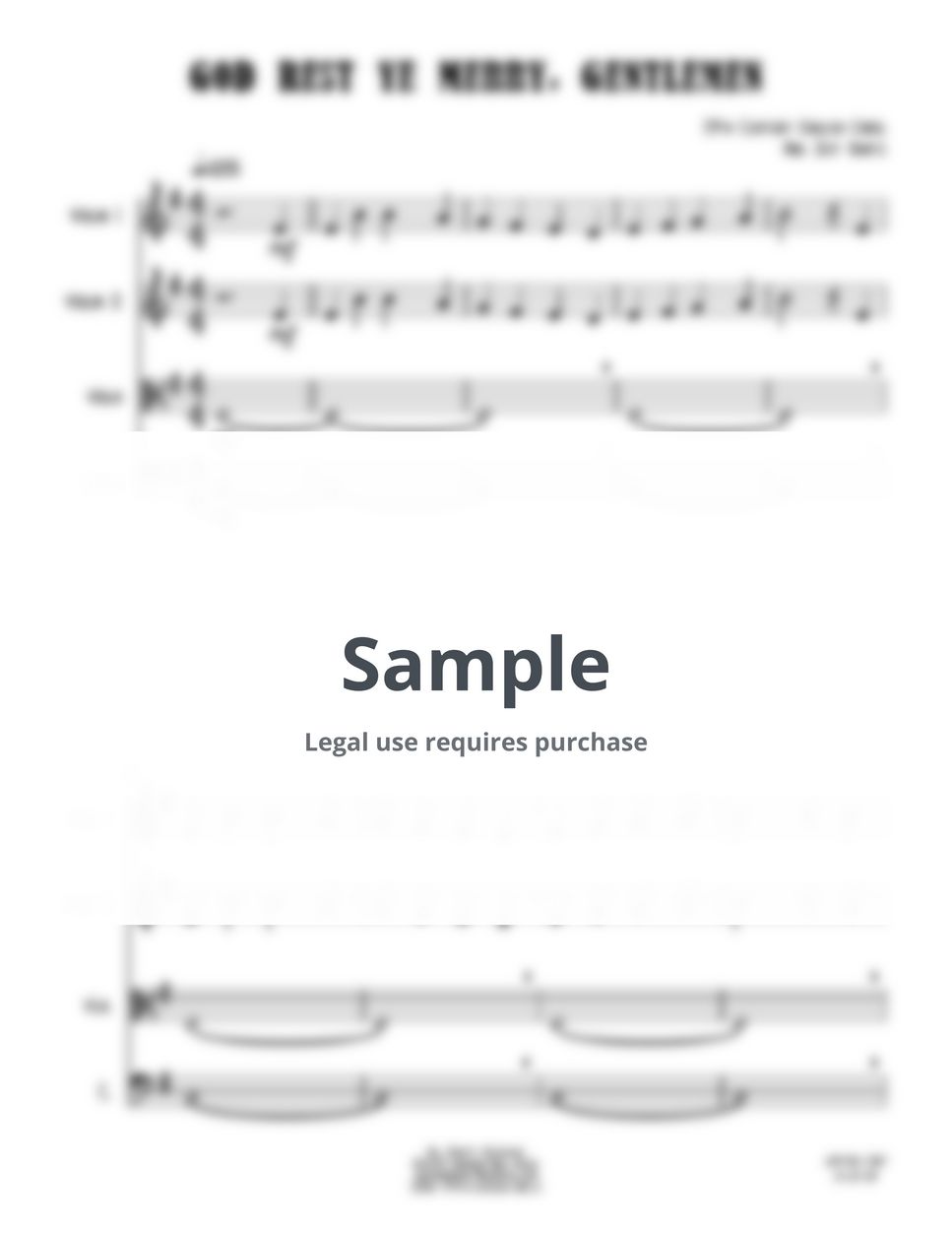 19th Century English Carol - God Rest Ye Merry, Gentlemen (Violin ...