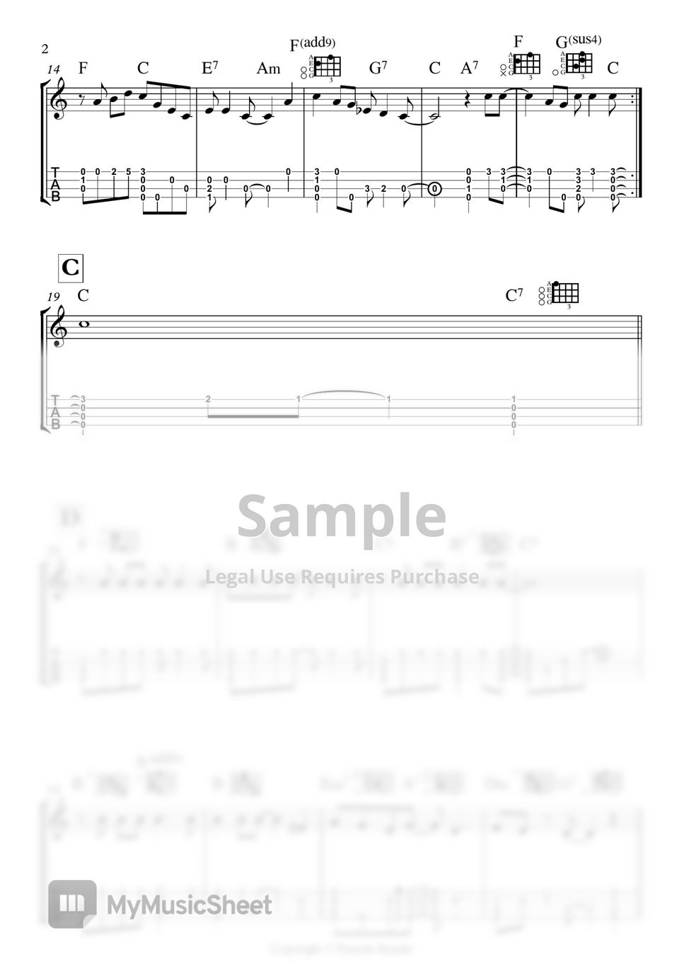 RANDY NEWMAN - YOU'VE GOT A FRIEND IN ME Sheet by Tomoki Suzuki