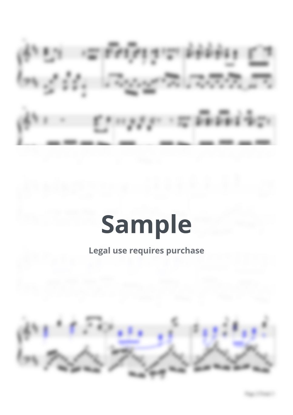 FLOW - Rainbow's Sky (Naruto Shippuden ED) Noten by dogemusic