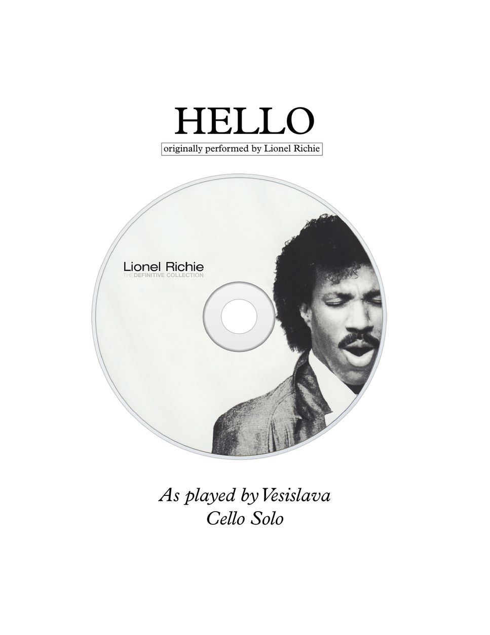 HELLO - Lionel Richie - CELLO Sheets