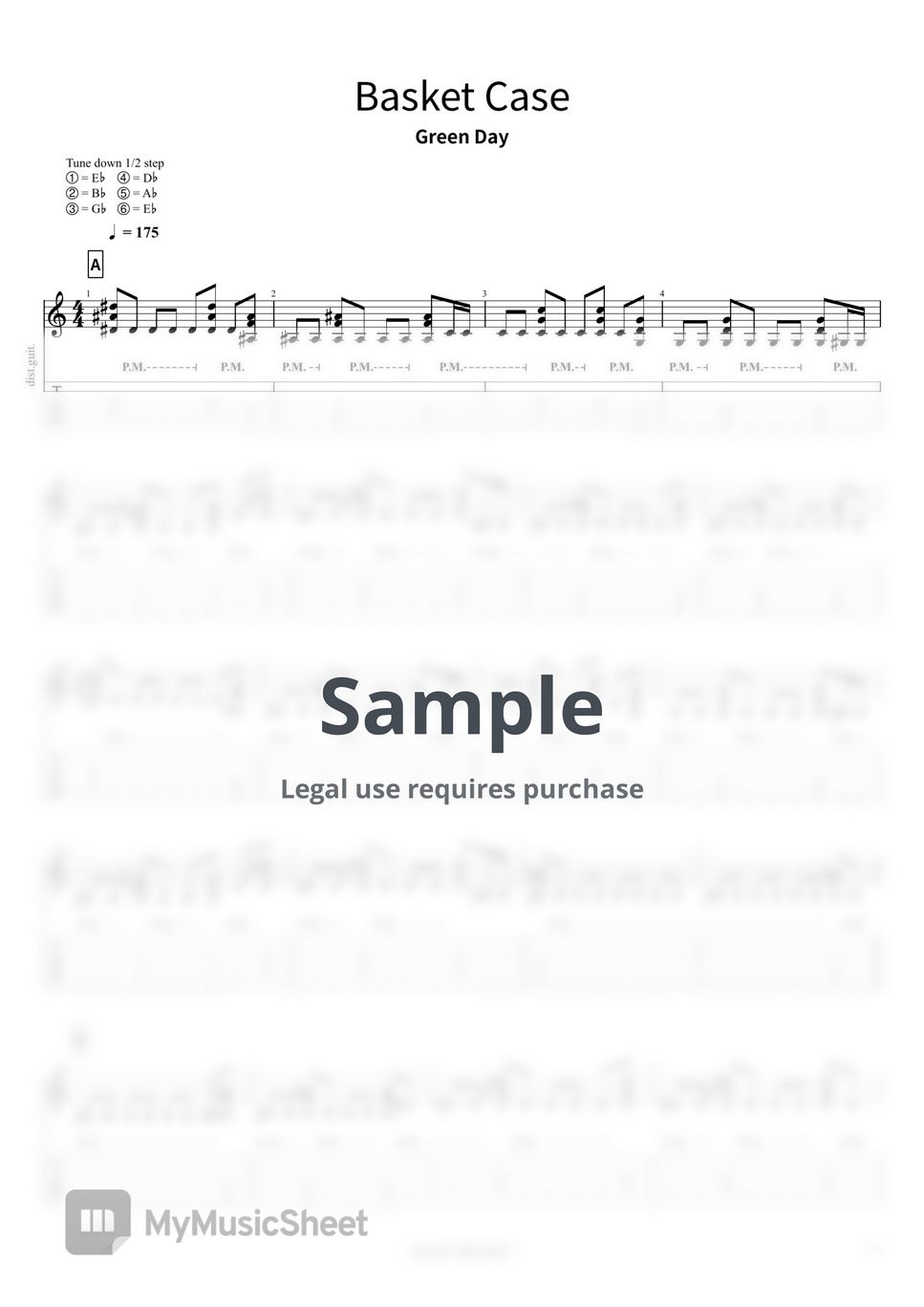 Green Day - Basket Case نقر + طبقة واحدة by GEO MUSIC