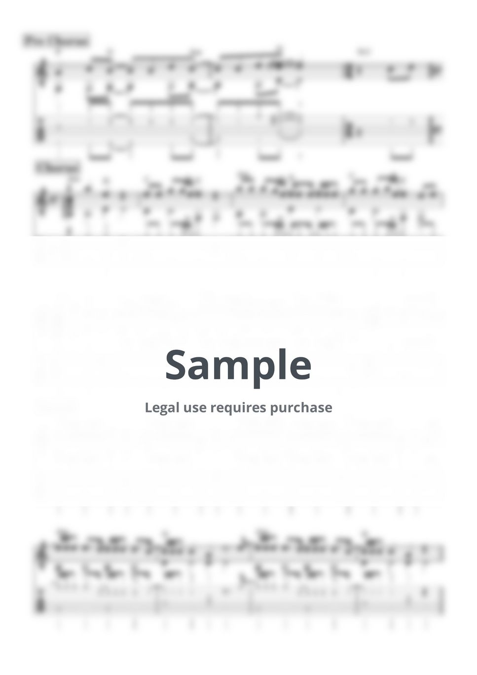Dua Lipa - Dance The Night (Fingerstyle) Tab + 1staff by Yuta Ueno