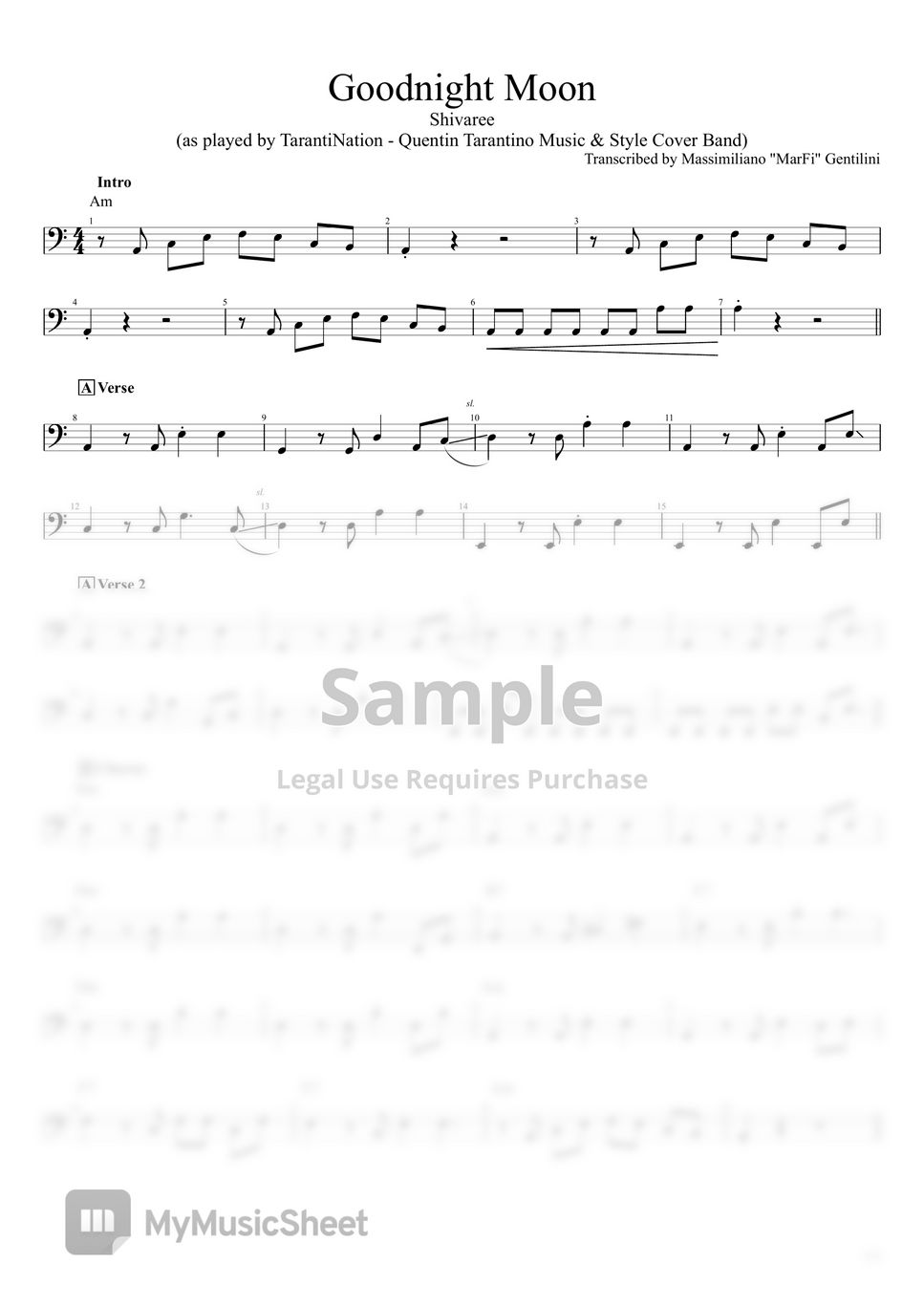 Shivaree - Goodnight moon Sheets by Massimiliano Gentilini