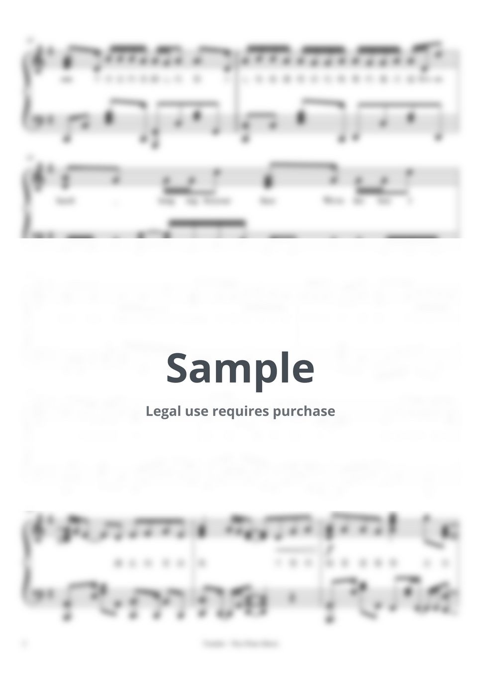 派偉俊 - 旋律超好聽的新歌｜隔著螢幕想念你 Sheet Music by Nice piano sheets