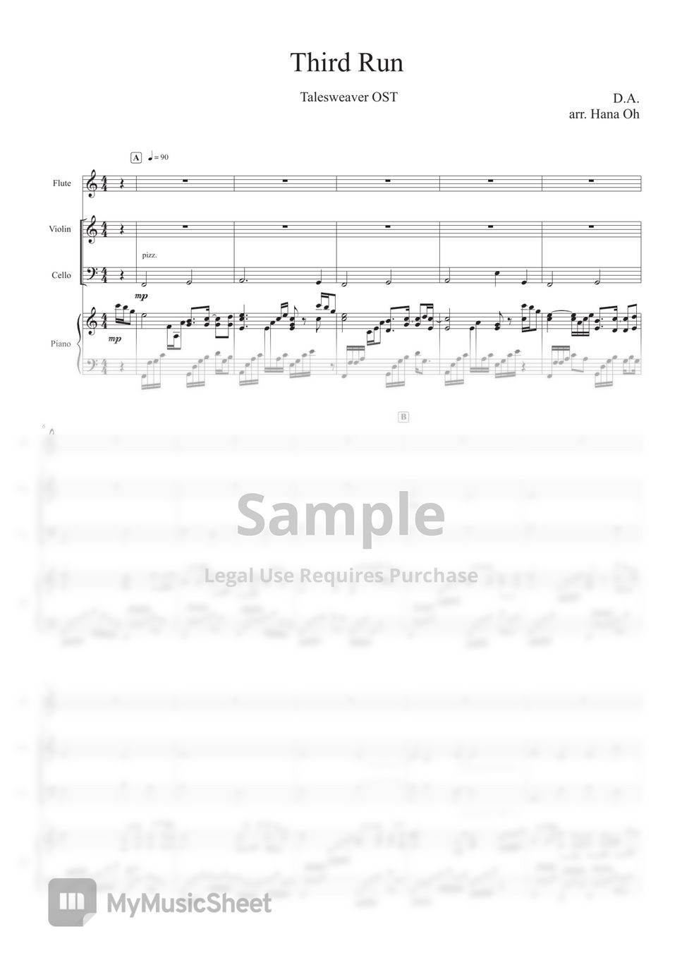 D.A - Third Run - Tales Weaver Sheets by Studio Bell