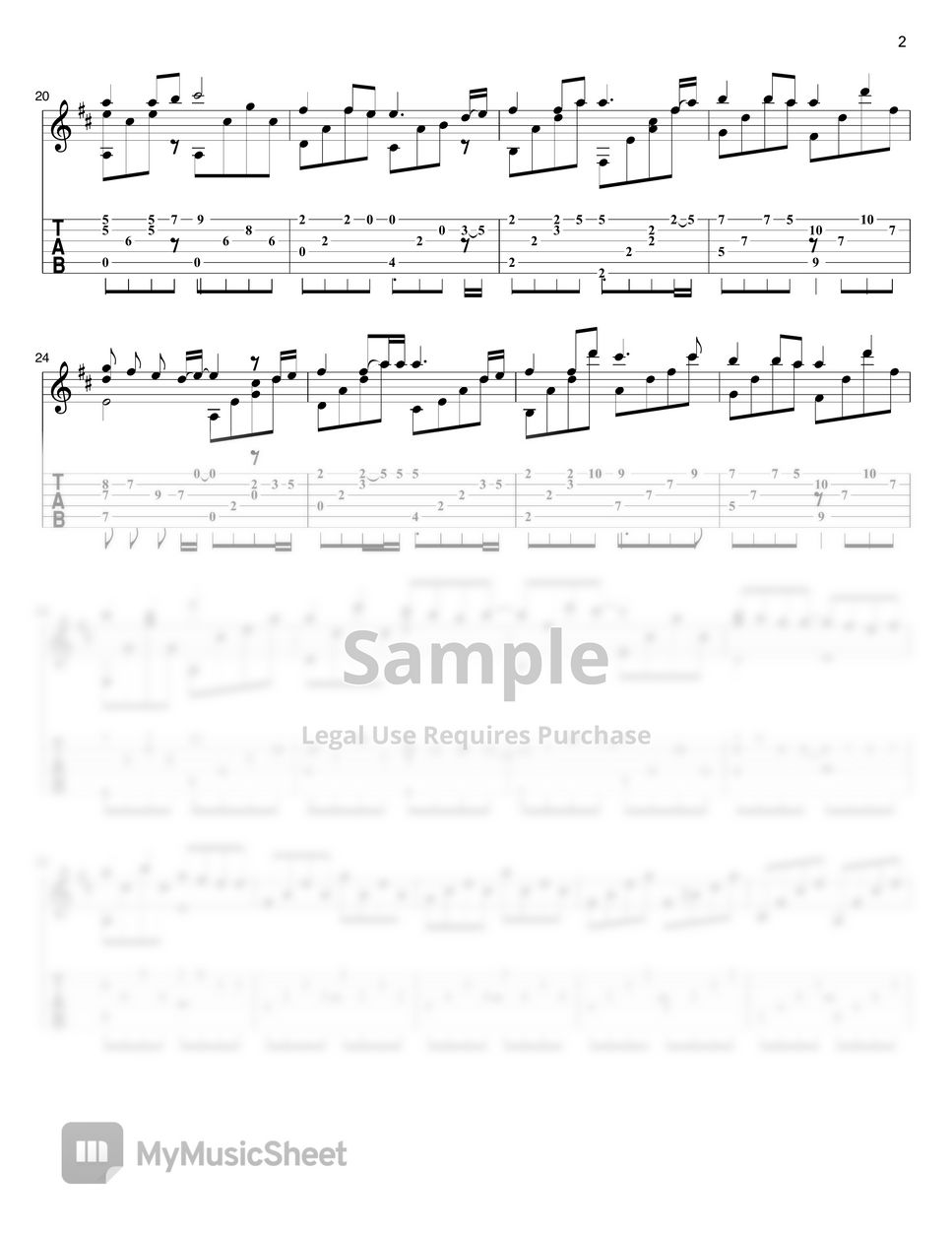 Do Won Kyung - If I love you again (fingerstle) Sheet by LemonTree