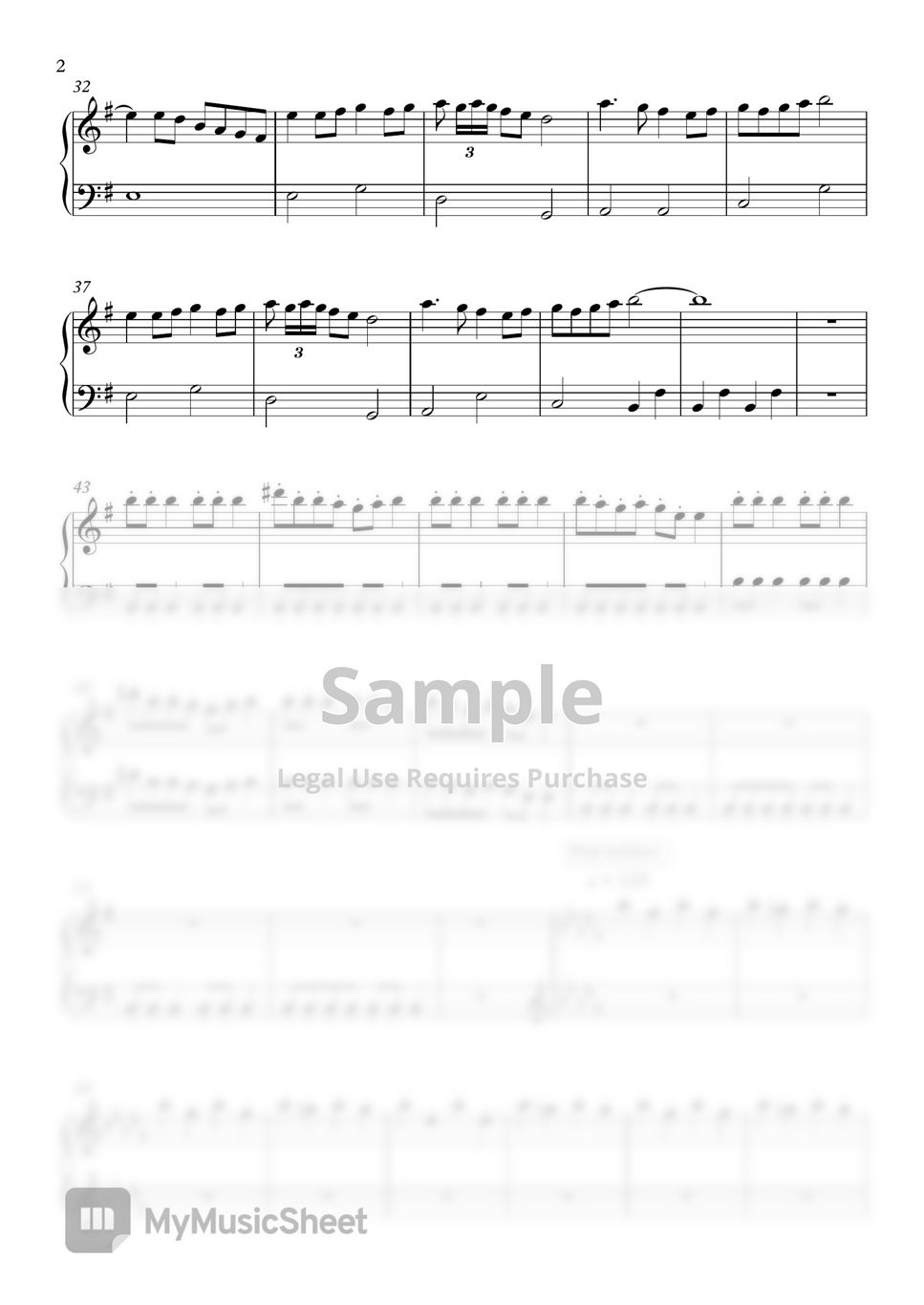 Squid Game Medley - (EASY) 악보 by SlowEasyPiano