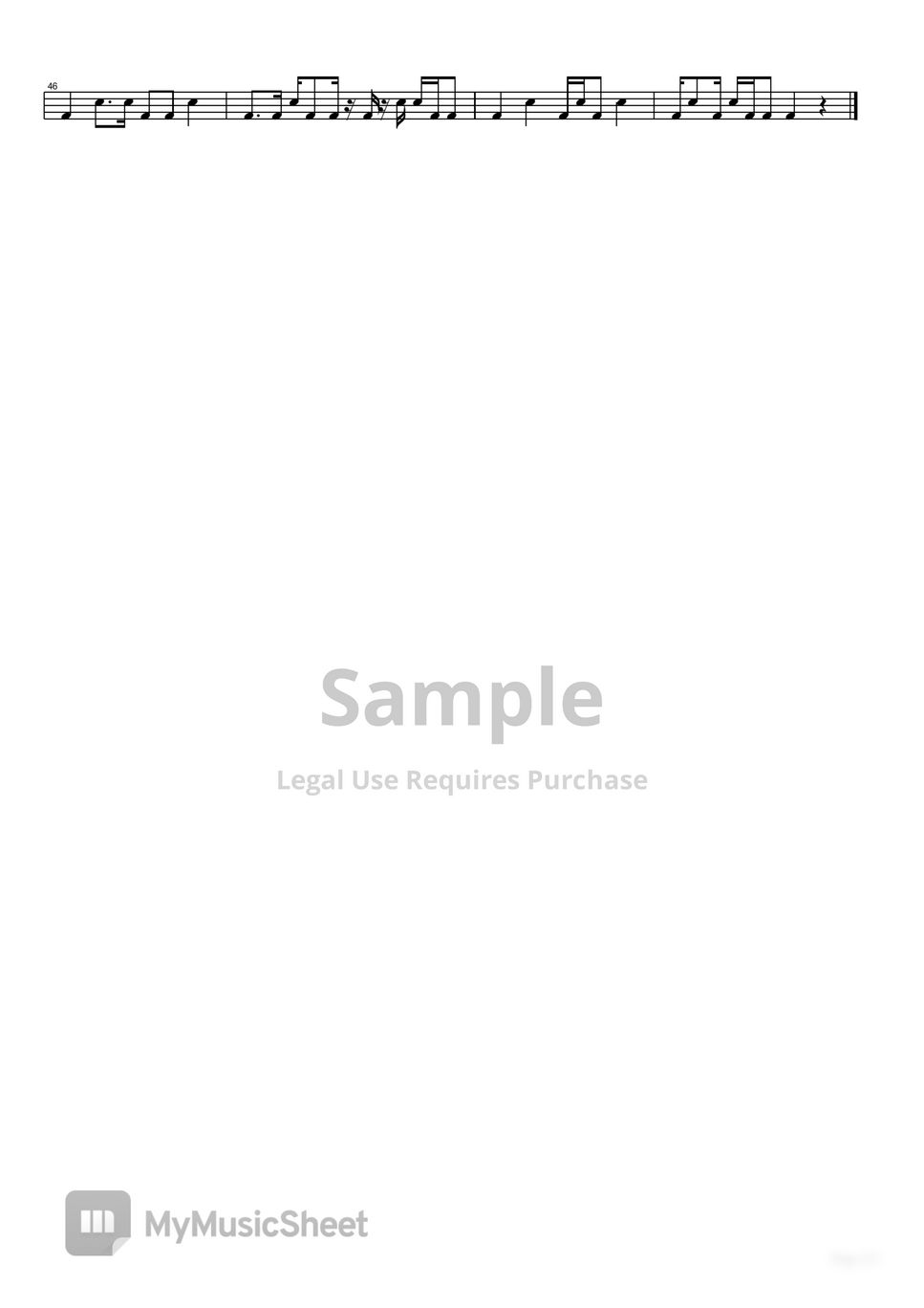 張遠 - 嘉賓 (cajon) Sheet Music by A Fu