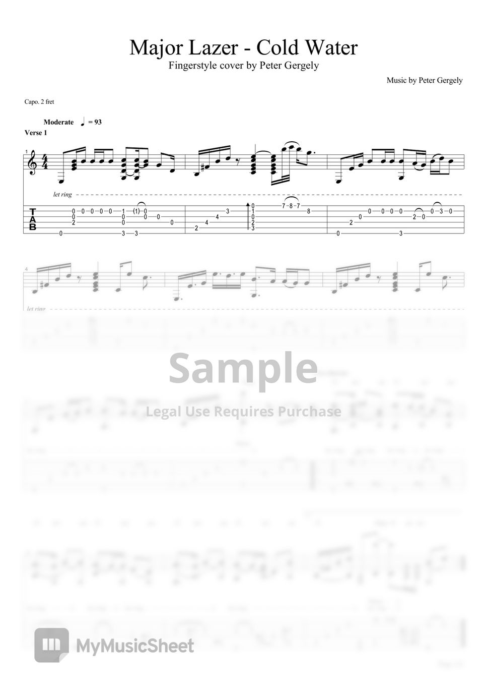 Major Lazer - Cold Water Sheets