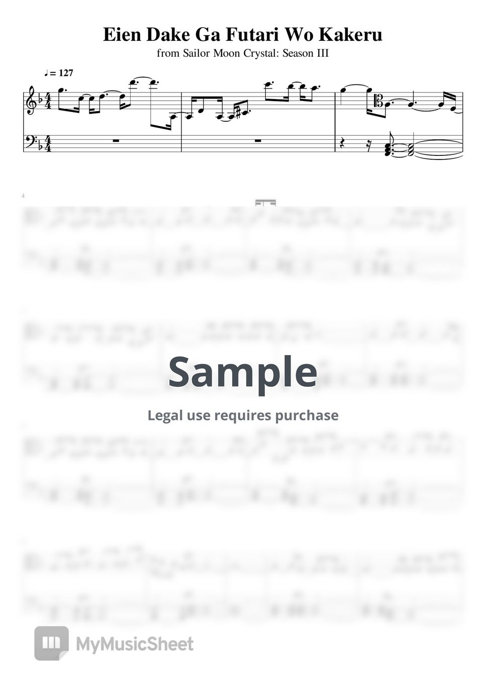 Kenji Nojima - Eien Dake ga Futari wo Kakeru (from Sailor Moon Crystal ...