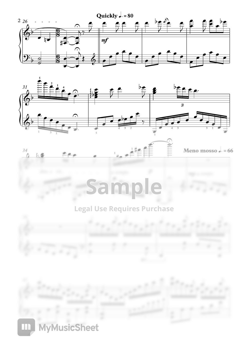 The Piano Duet from Warner Bros. Pictures' Corpse Bride Sheet by Lola ...