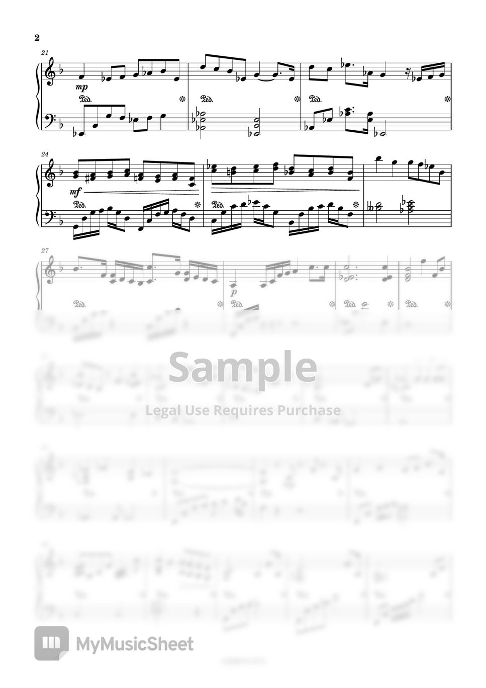 레이미 - A winter story (Love Letter OST/반주 MR/피아노 악보) Sheets by 심플플루트뮤직