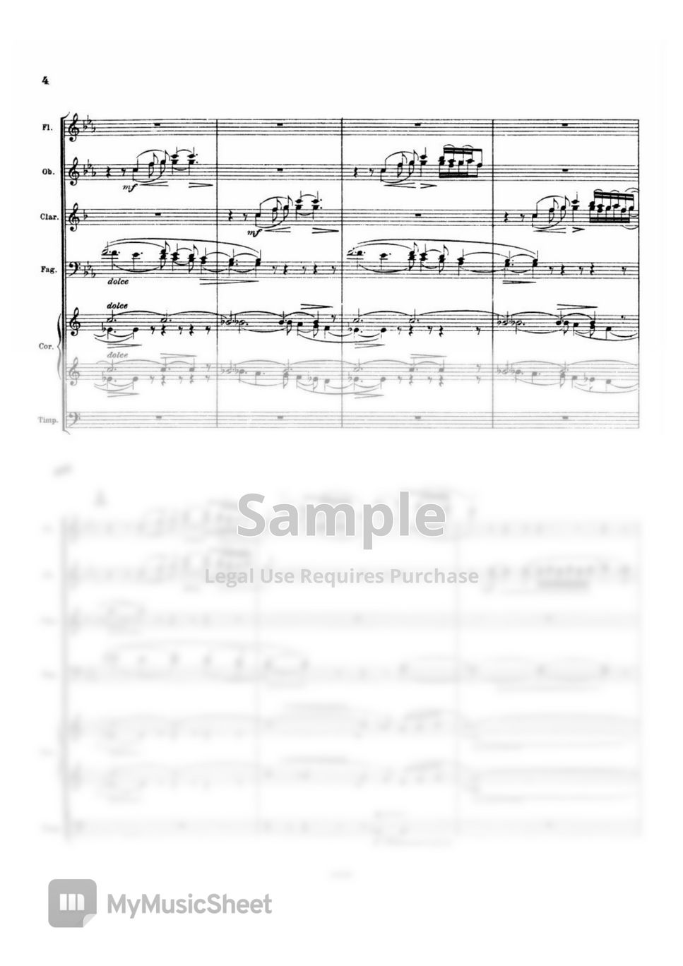 J. Sibelius - Symphony No. 5 in E flat major Sheets by Original Score