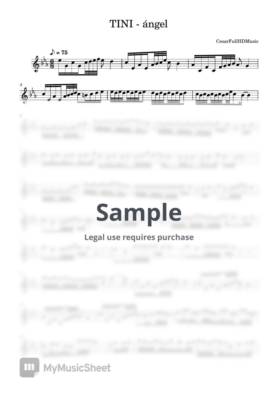 TINI - ángel Sheets