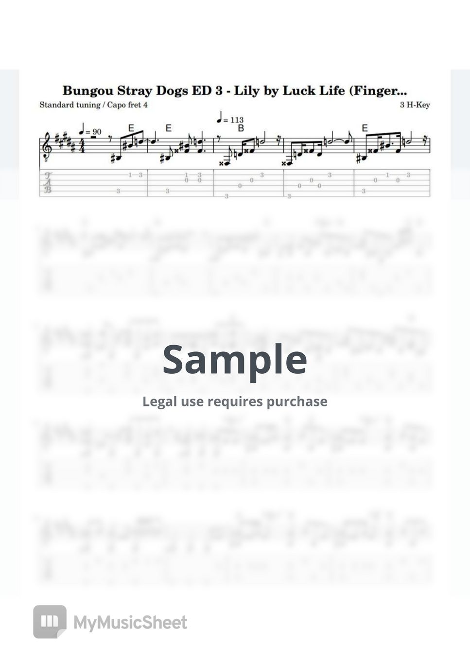 Luck Life - Lily Sheets by 3_H-Key