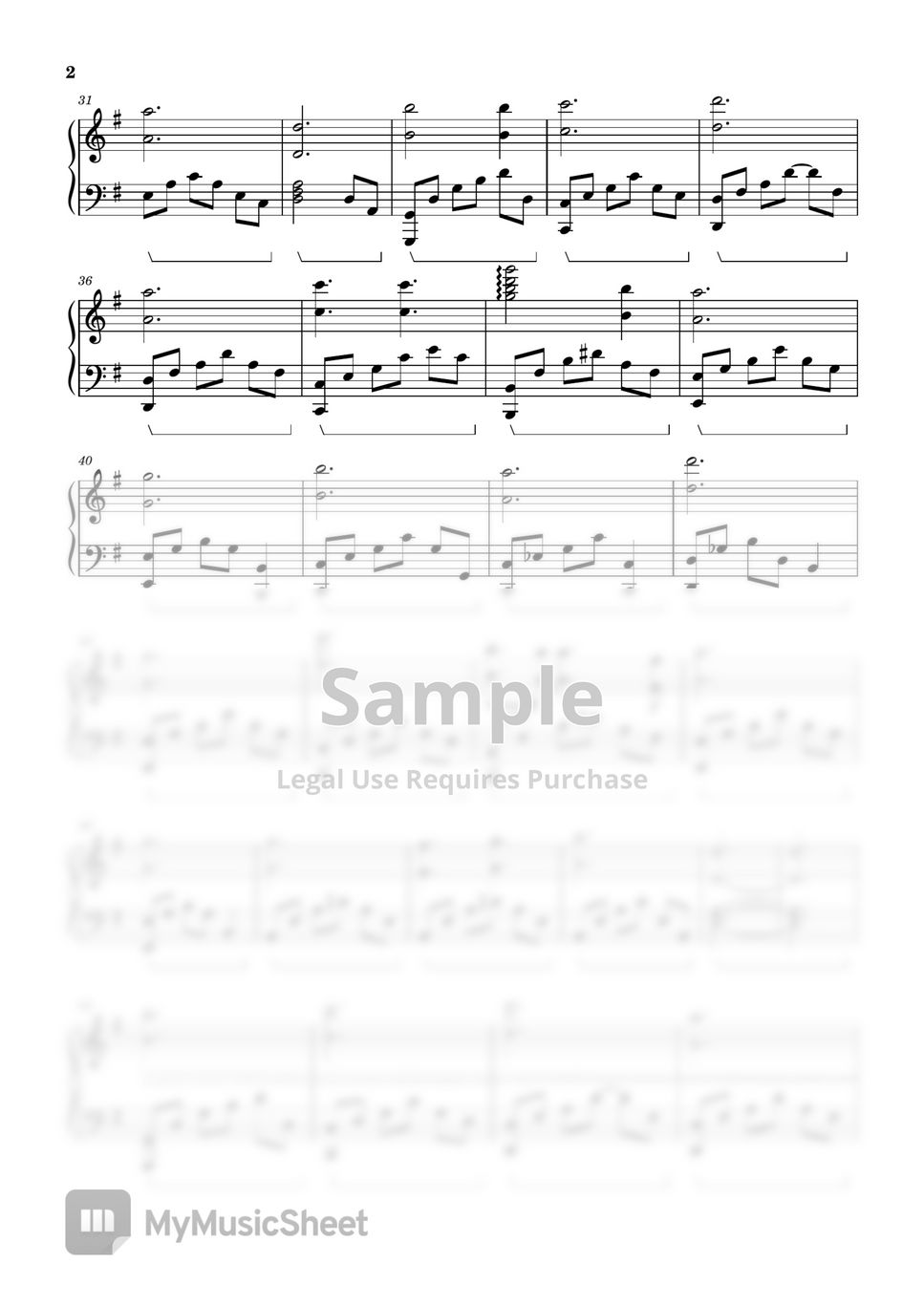 Toshifumi Hinata - Andante Sheet Music by Marco D.