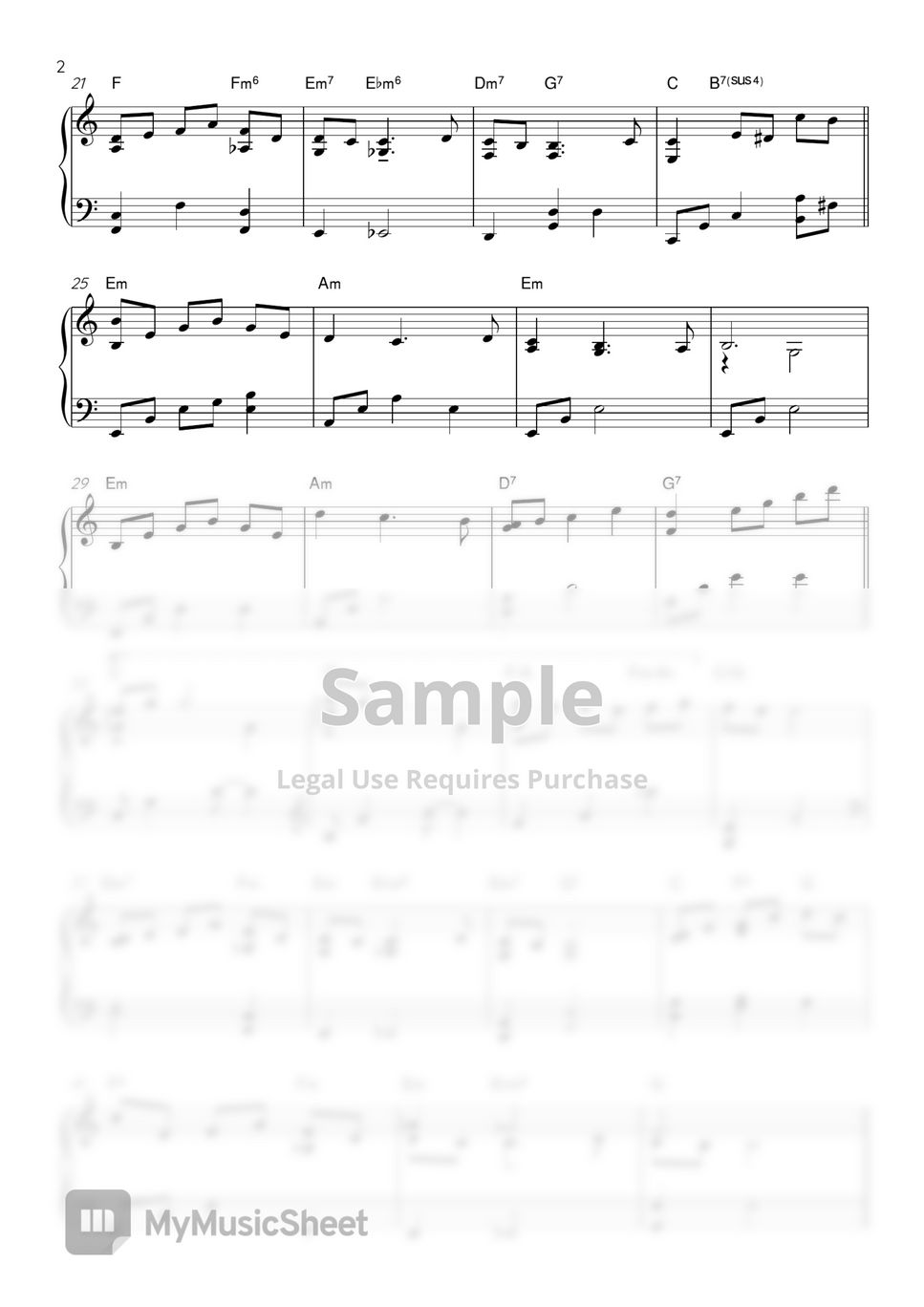 Keith Jarrett - Answer Me Notenblatt by JAYURAN