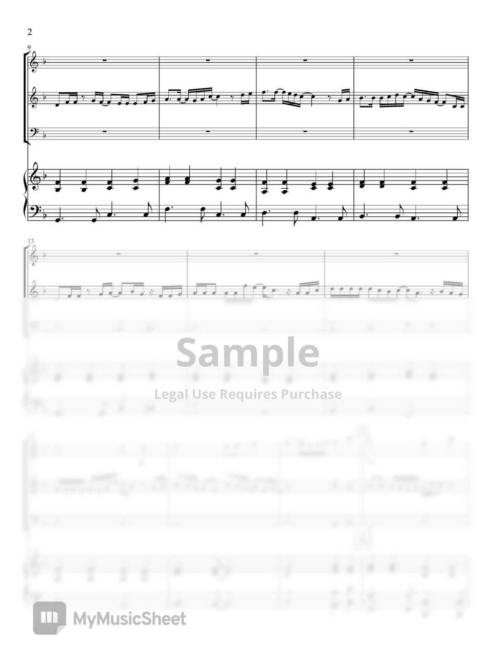 石崎ひゅーい（菅田将暉）Masaki Suda - 虹 Niji (Flute,Violin,Cello,Piano) Partitura ...