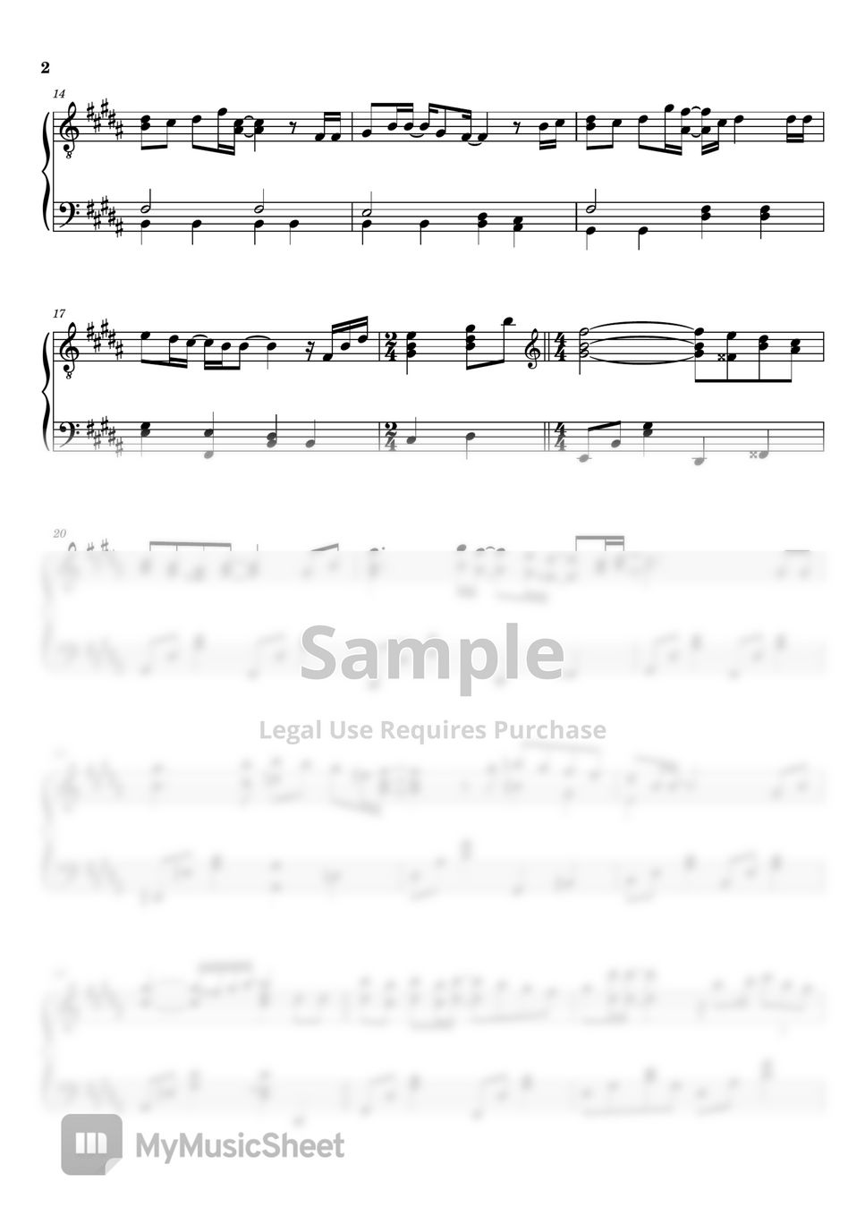 Nakashima Mika - Yuki No Hana (Sheet Music, MIDI,) Sheets by sayu