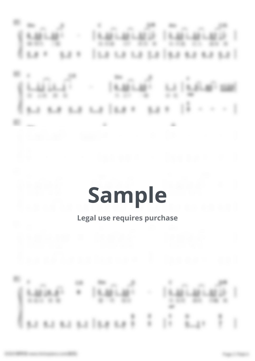 Xun(易碩成) - [簡譜]-任然 - 颱風(附歌詞 和弦) 악보 by pichia