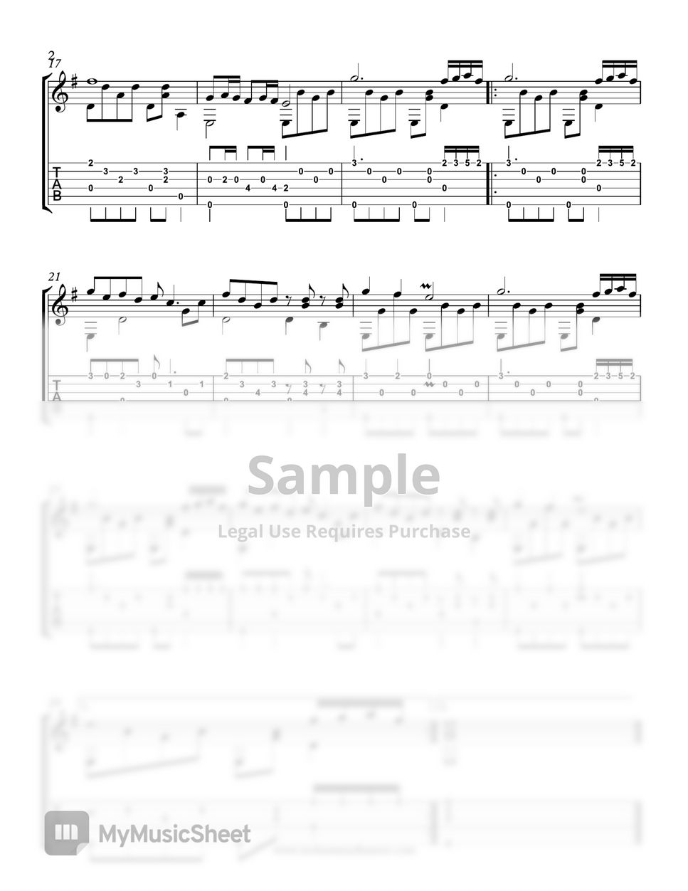 Toygar Işikly - EZEL(Easy Version) Tab + 1staff by Mohammad Lameei