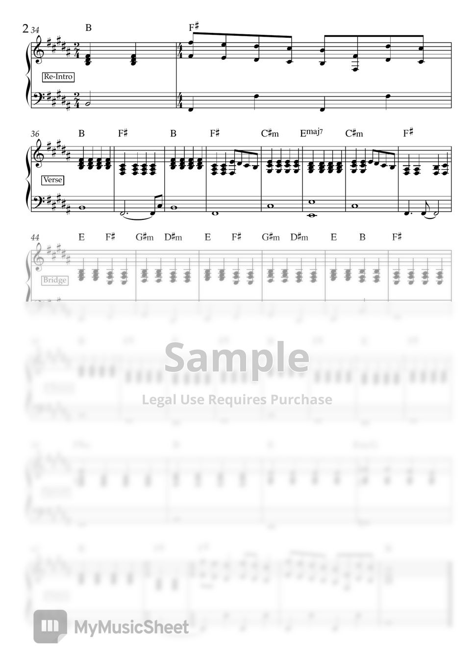 Francesco Gabbani - Spazio tempo (spartito pianoforte) Sheets by ...