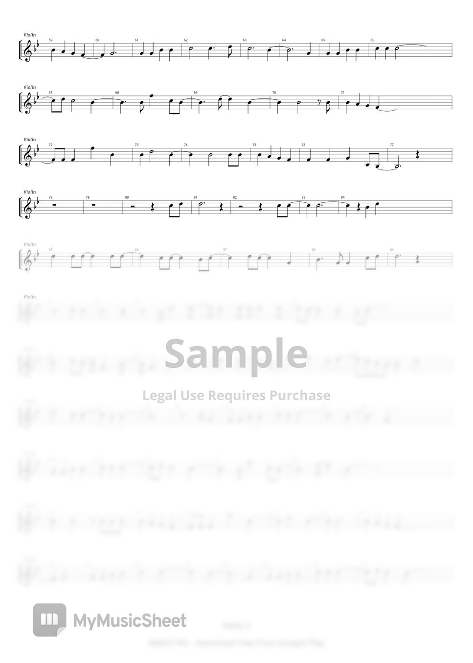 ADELE - HELLO Sheets by Adela la del violin