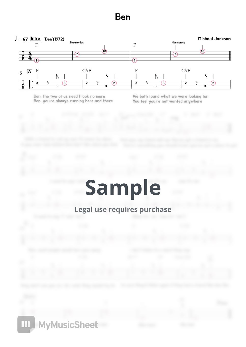 Michael Jackson - Ben Sheets by 김미(Kimme)