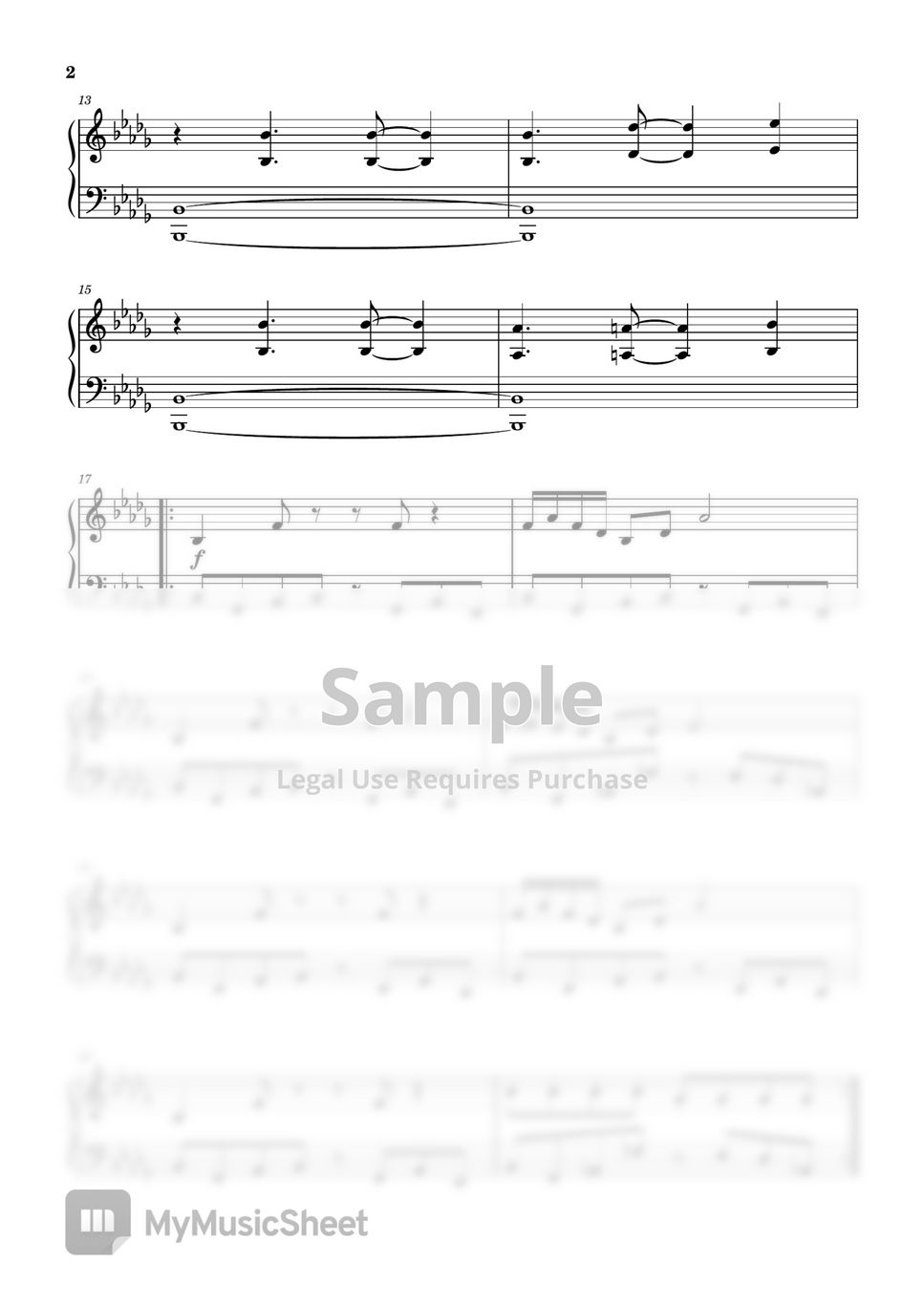 Deltarune - BIG SHOT (Deltarune: Chapter 2 - For Piano Solo) 악보 by poon