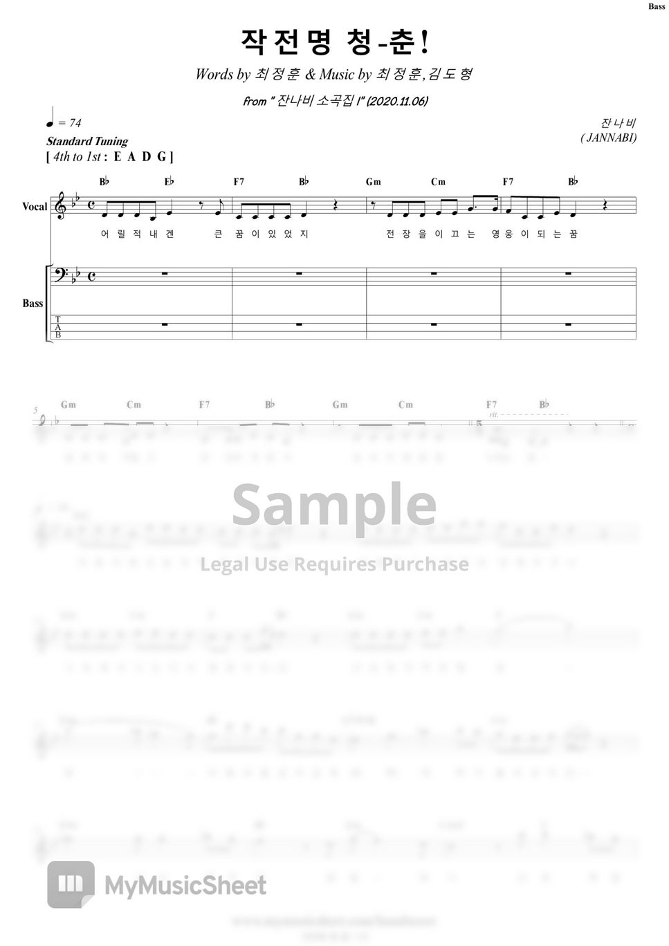 JANNABI - Blue Spring | Bandscore Sheet Music
