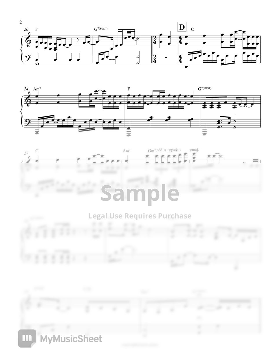 SEJEONG(gugudan) - Flower way Sheets by Ayla piano