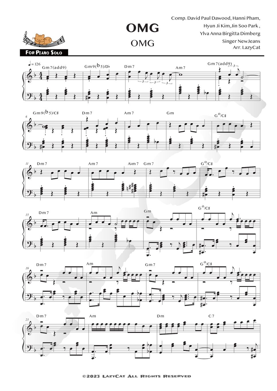 NewJeans - OMG Sheets by LazyCat