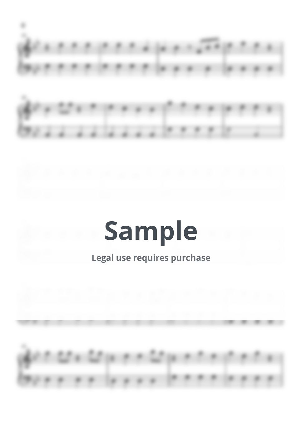 MAM WITH A MISSION x millet - ( 귀멸의 칼날 3 OP ) 인연의 기적 완전쉬움 Sheets by HYOP 효피