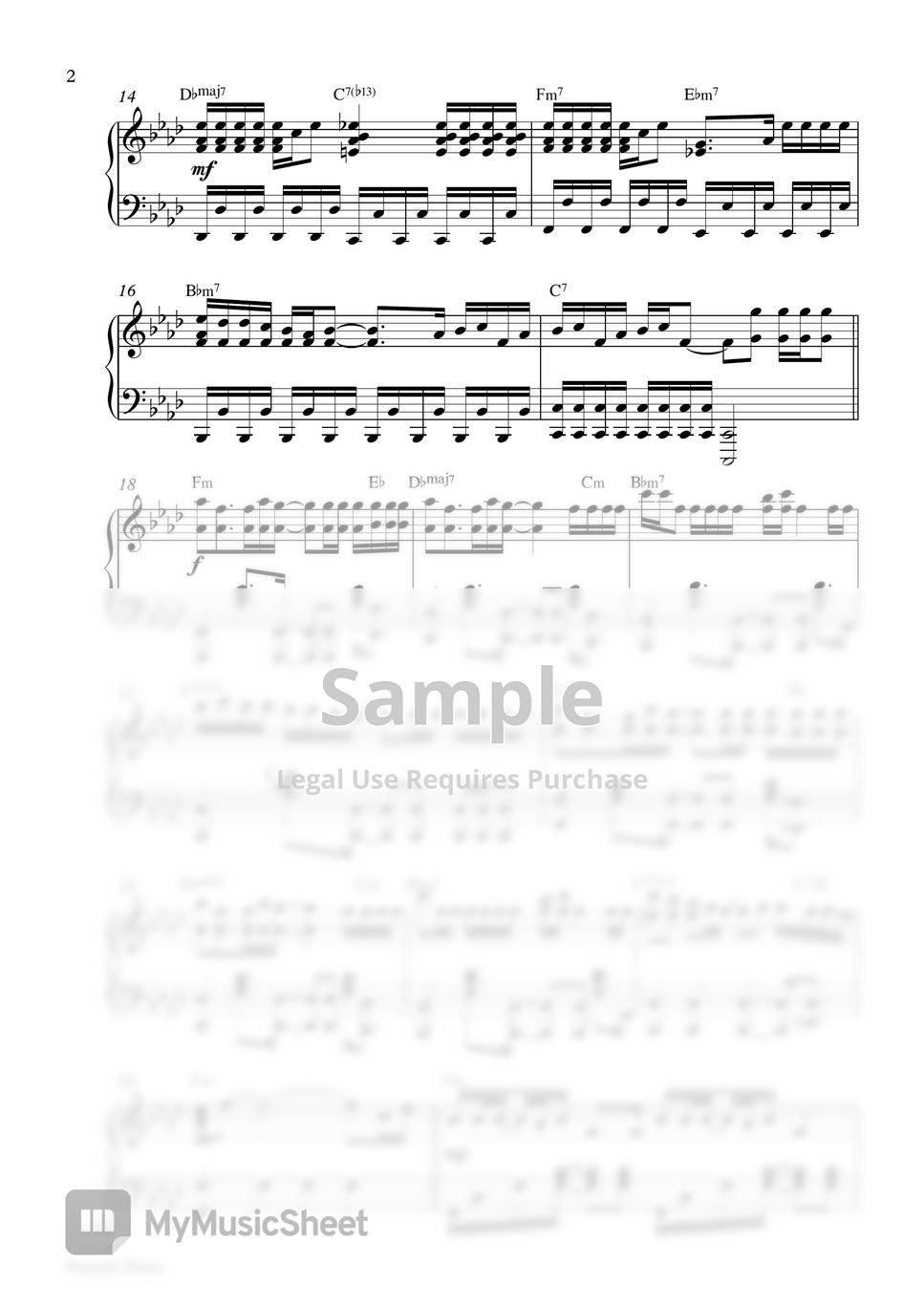 GOT7 - NOT BY THE MOON (Piano Sheet) Sheets by Pianella Piano
