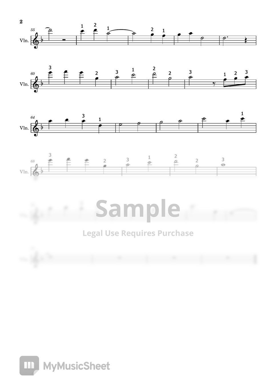 Naruto Shippūden - Samidare Sheets by Packetsss Violin