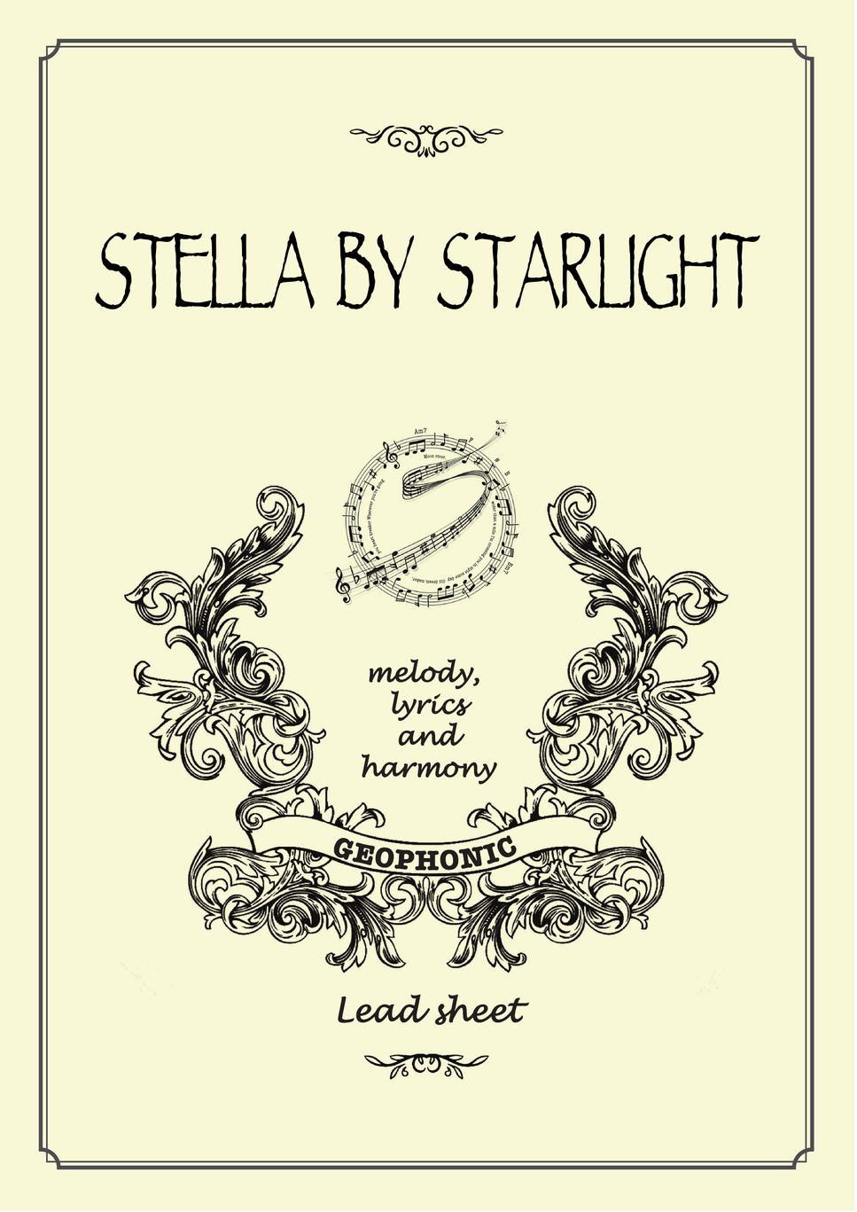 VICTOR YOUNG - STELLA BY STARLIGHT (【LEAD SHEET】) 楽譜 by GEOPHONIC