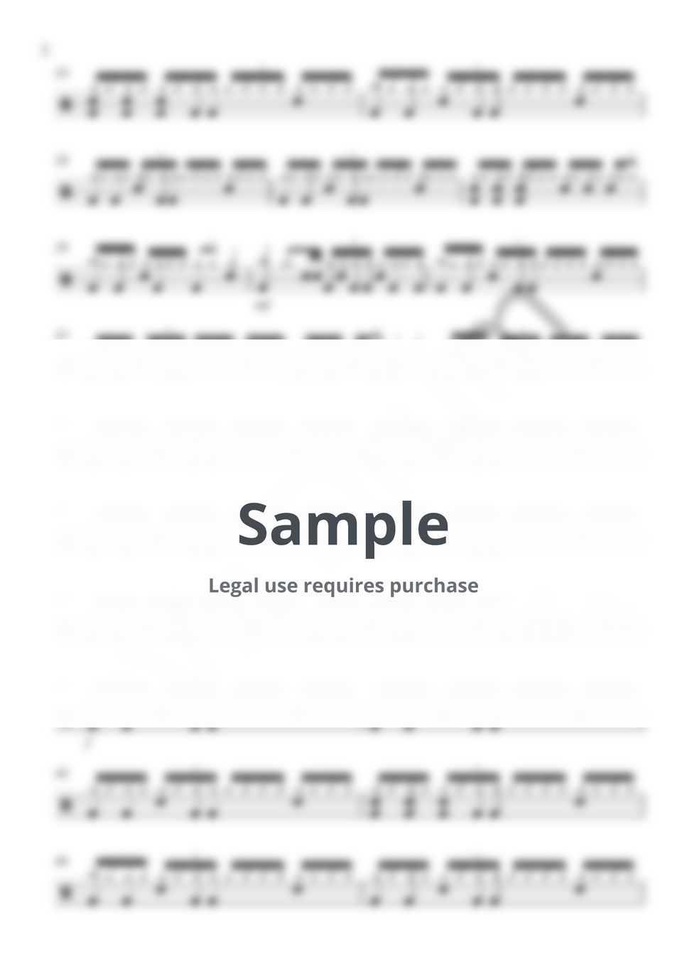 NSYNC - Bye Bye Bye Sheet Music by Vz Drum