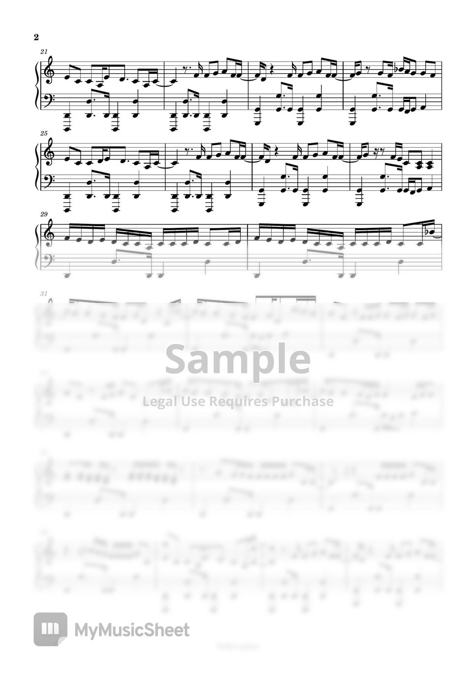 bibi - 88rising & BIBI - Best Lover Sheet Music by bvibvi piano