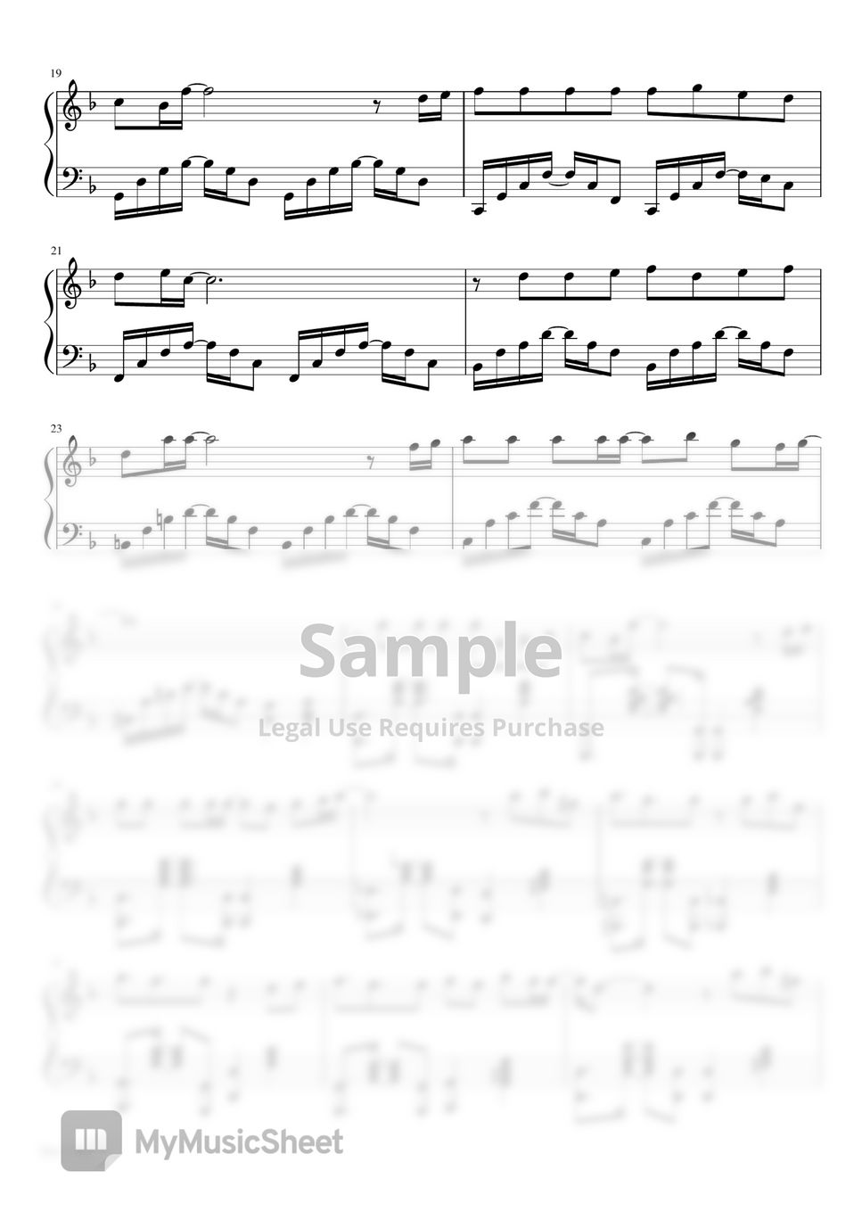 Oh My Girl Destiny Piano 악보 By Howtting