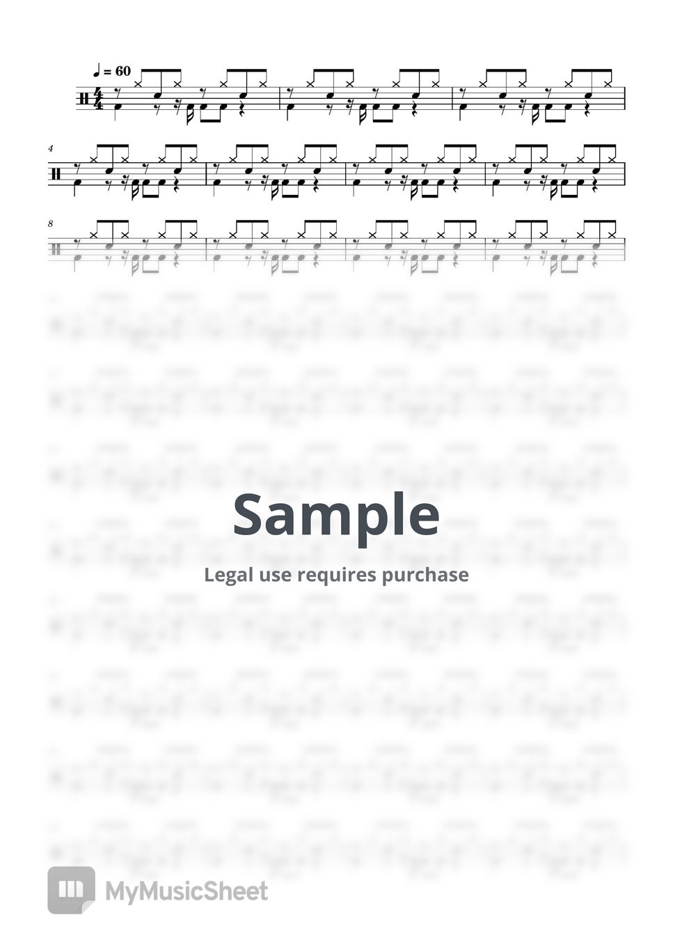 dloops - Funk Drum Groove Loop (09) Sheet Music by dloops
