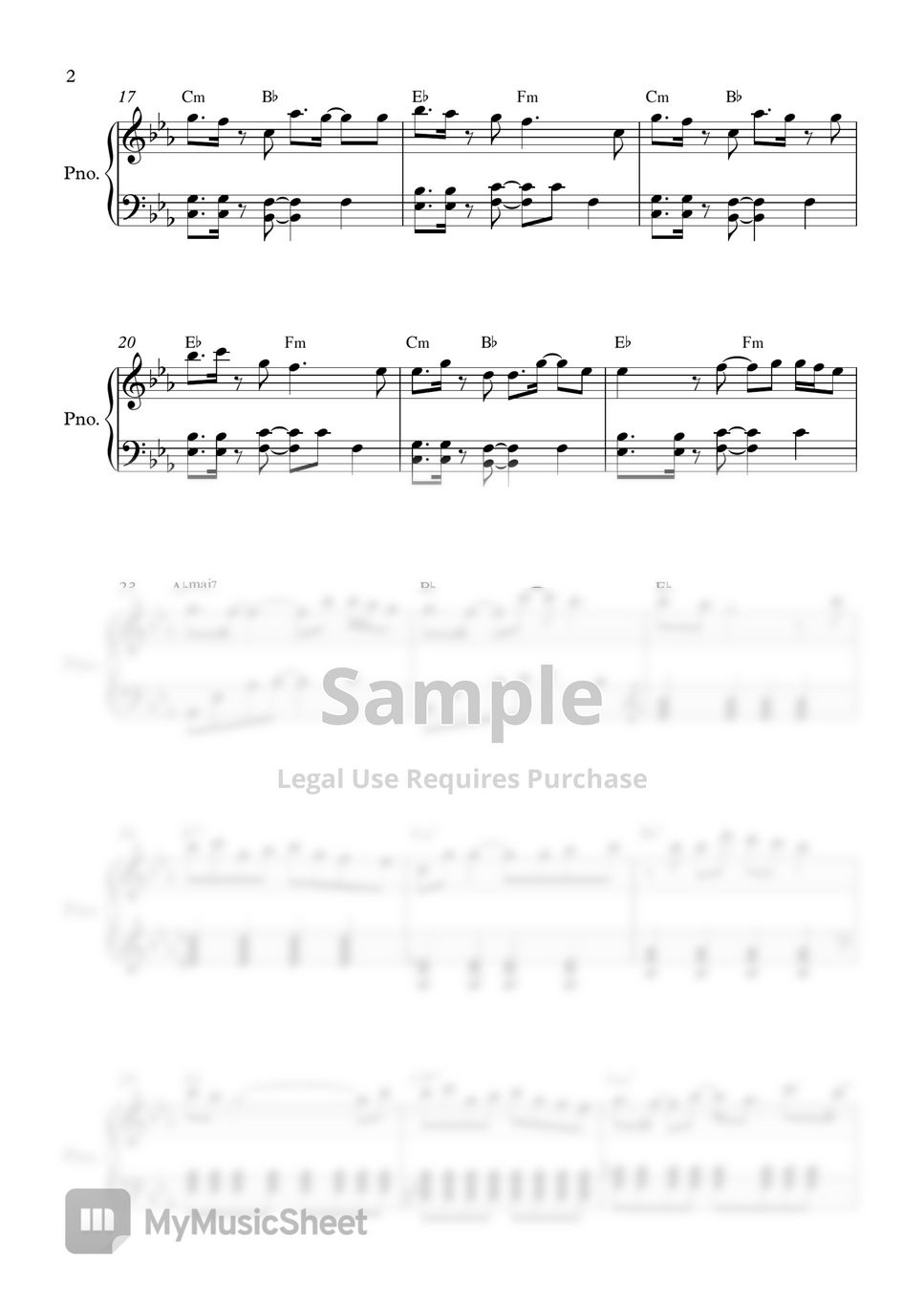 TWICE - FANCY PIANOiNU Sheets