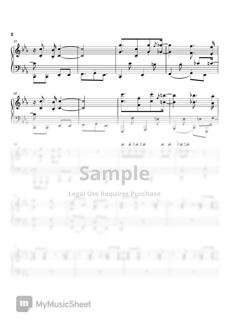 Jua, Ali, Leo - Wild Side ((TV Ver.) - BEASTARS OP - For Piano Solo ...