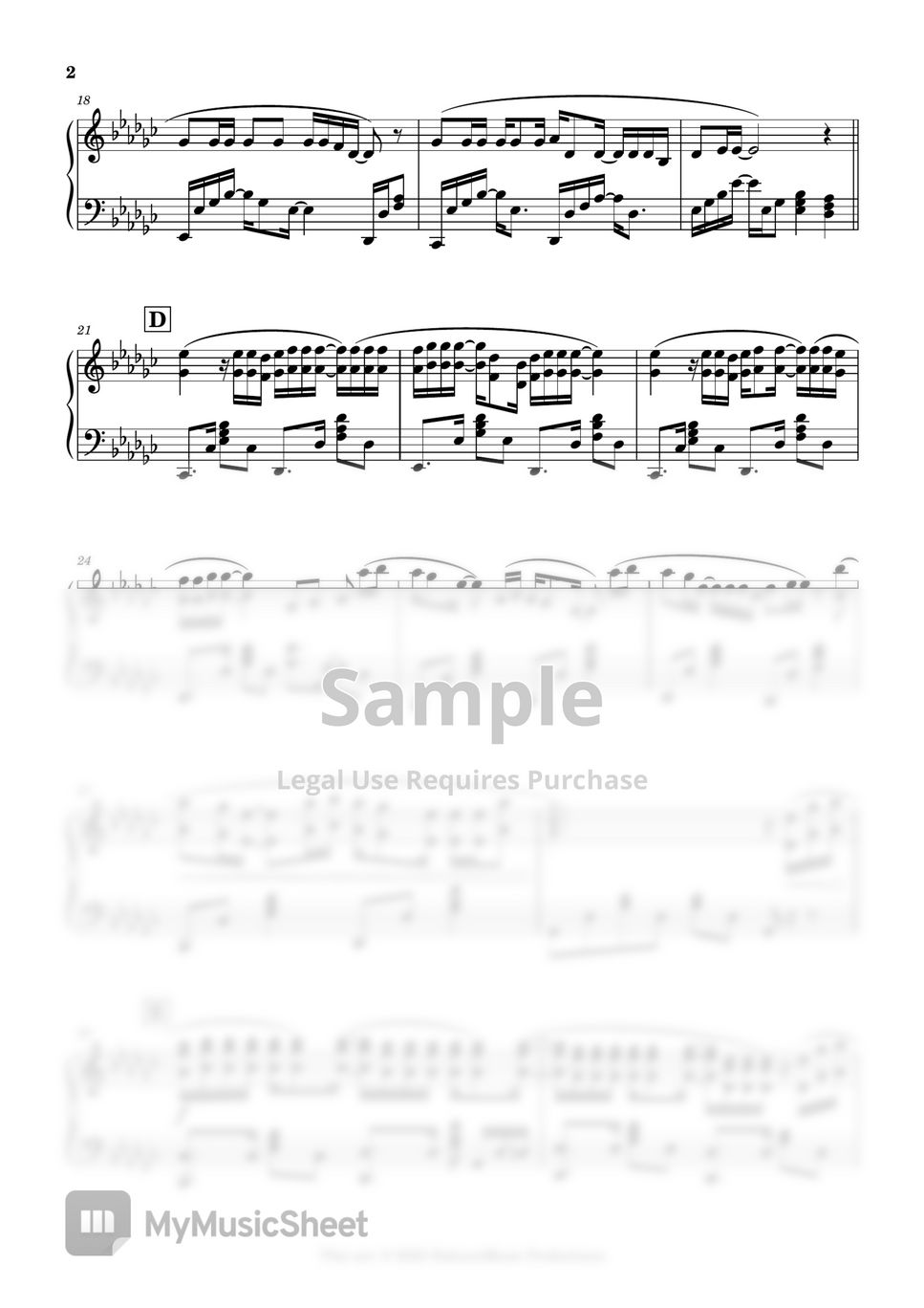 ZONE - secret base ~Kimi ga Kureta Mono~ (Anohana ED) 楽譜 by HalcyonMusic