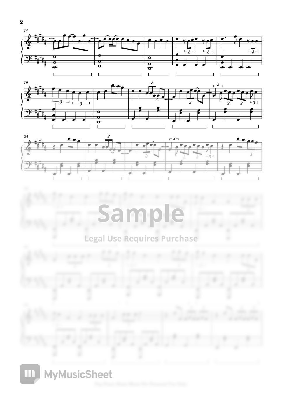 P1Harmony (피원하모니) - Doom Du Doom (둠두둠) Sheet Music by Pop Piano